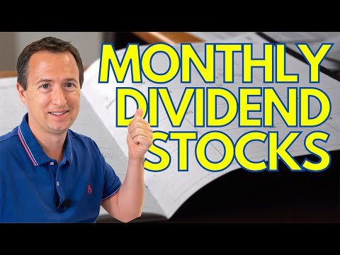 Monthly Dividend Stocks - My Top 12 List For 2021