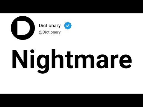 Nightmare Meaning In English