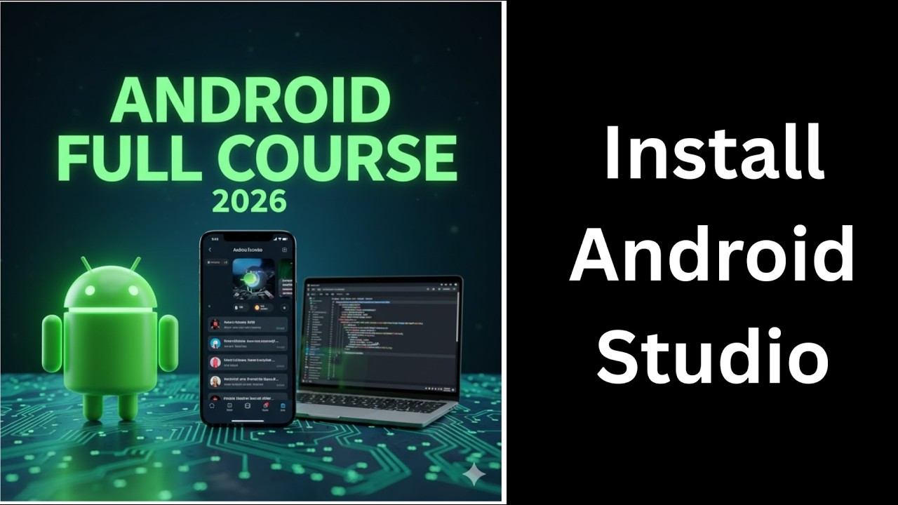 Install Android Studio with Latest SDK | Complete Android Course for Beginners 2026 (2)