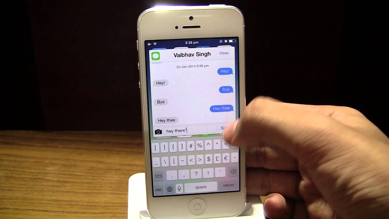 Couria: Quick reply to Messages