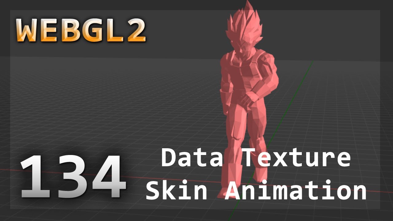 WebGL2 : 134 : Data Texture Skin Animation