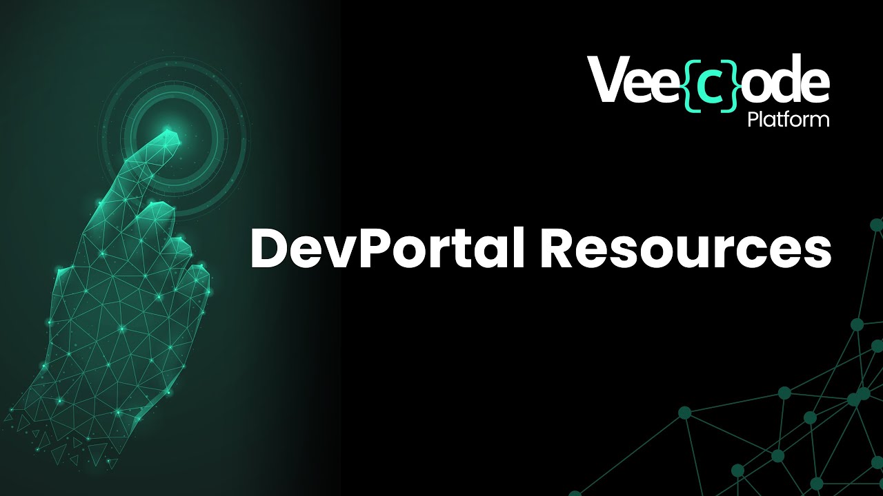 DevPortal Resources - VeeCode Platform
