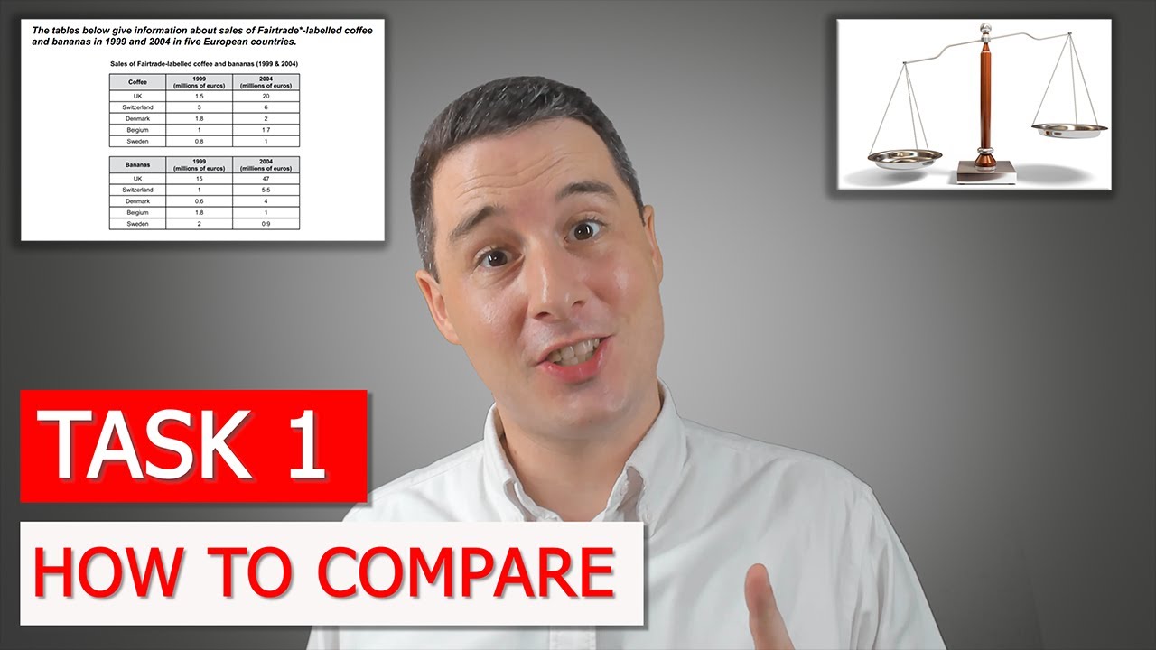 IELTS Writing Task 1 - How to compare
