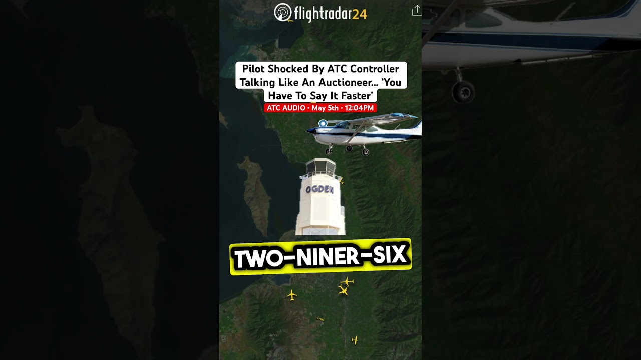 Pilot Shocked By ATC Controller Talking Like An Auctioneer… ‘You Have To Say It Faster’