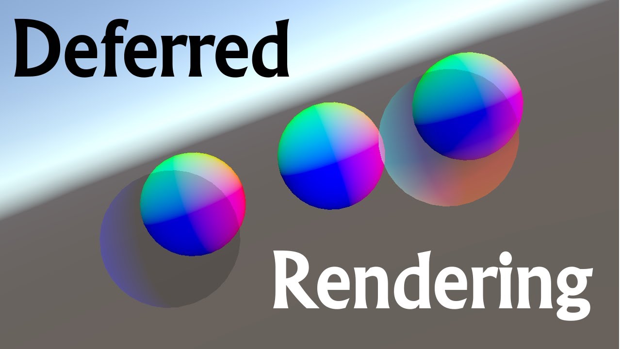 GPU Lecture 46: Custom Deferred Scriptable Render Pipeline in Unity (GPU Programming 4 Video Games)