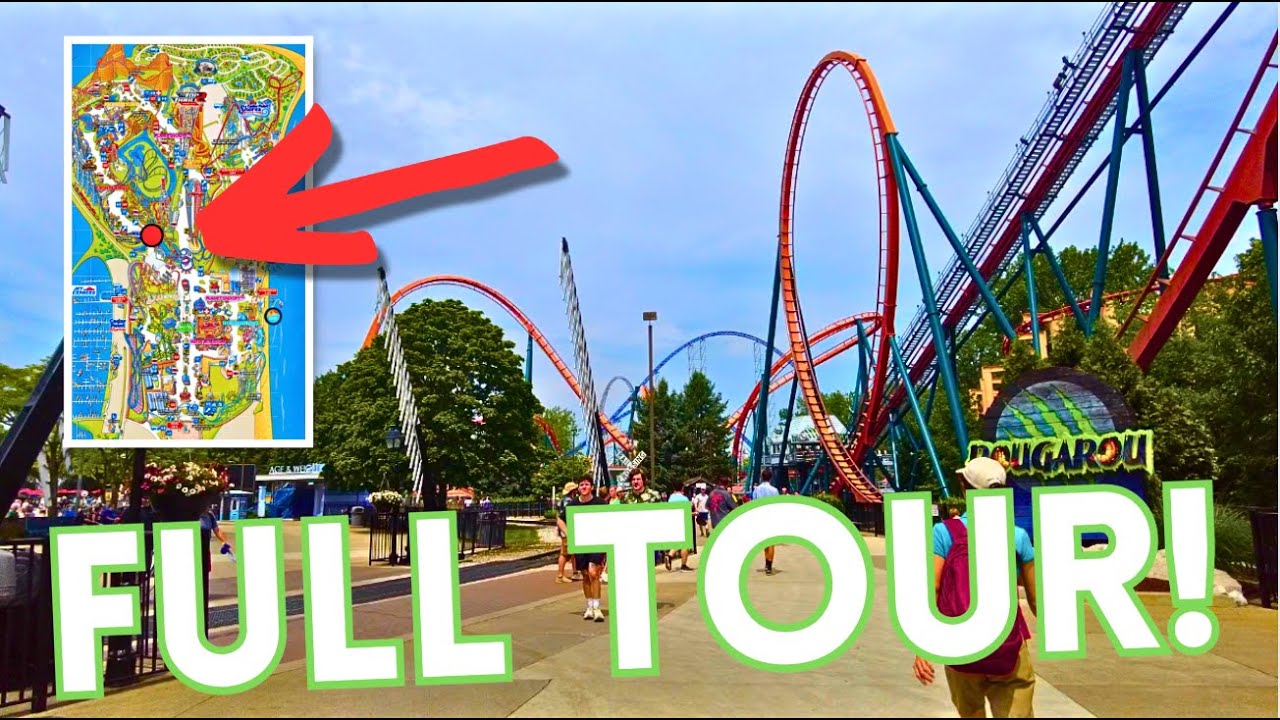 Cedar Point Full Walk Around (including map for reference)