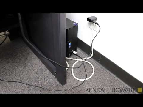 Computer mounting bracket for under desk mounting by Kendall Howard