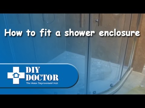 How to fit a shower enclosure
