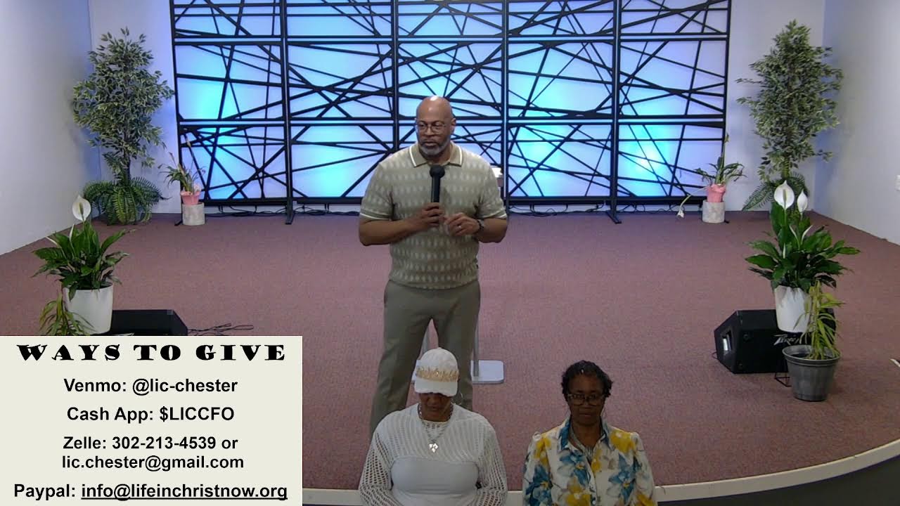 5.3.26 - Pastor Eric Nichols - Series: The Rebuild. Message: A New You And Just New Habits.