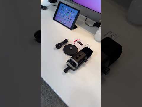5 seconds, literally a "quick" #unboxing of #fifine #rgb USB/XLR dynamic microphone