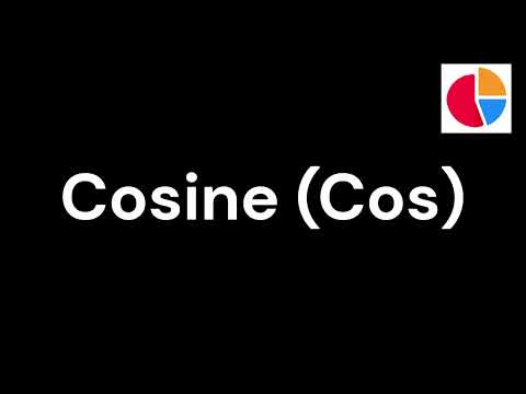 How to Pronounce “Cosine (Cos)”