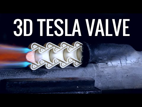 Cylindrical Tesla Valve Design 1 3D Printer Model Free Download - 3axis.co