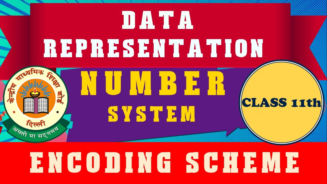 Data Representation | Number System | Encoding Scheme CBSE Class 11