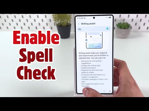 Samsung Galaxy S25 Ultra - How to Enable Spell Check