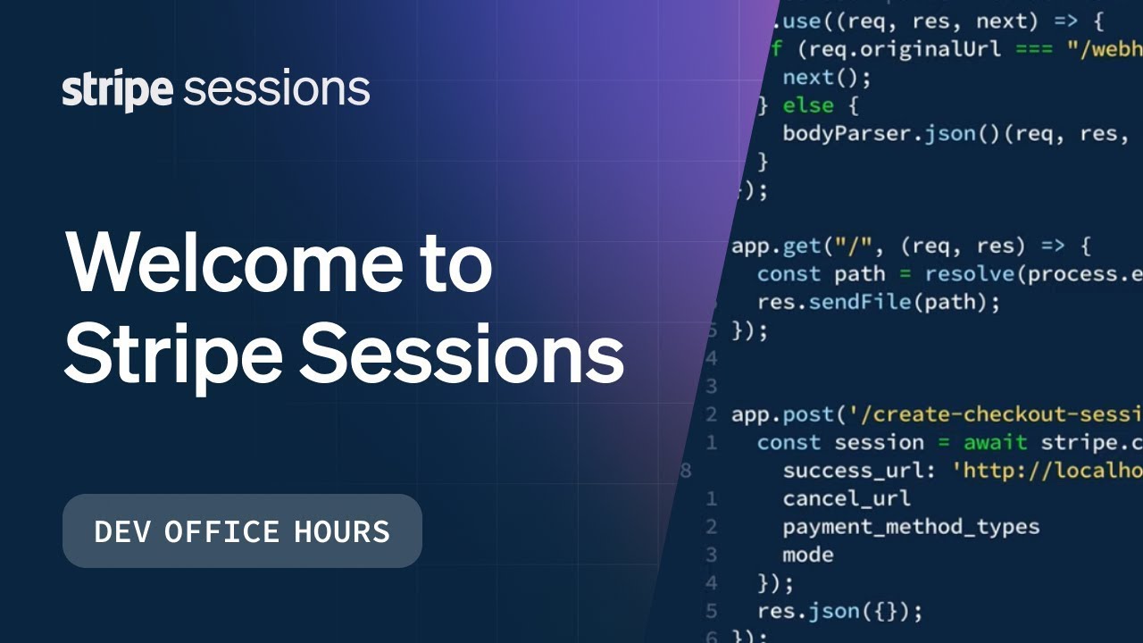 Welcome to Stripe Sessions 2025