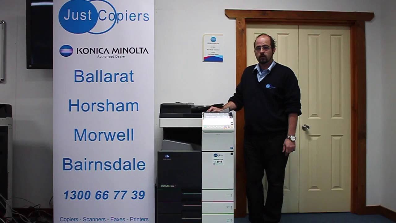 Clearing a C-0214 Error Code on a Konica Minolta Bizhub (with a PC-410 Large Capacity Tray)