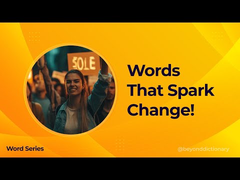 Expand Your English with 50 Impactful Words for Change