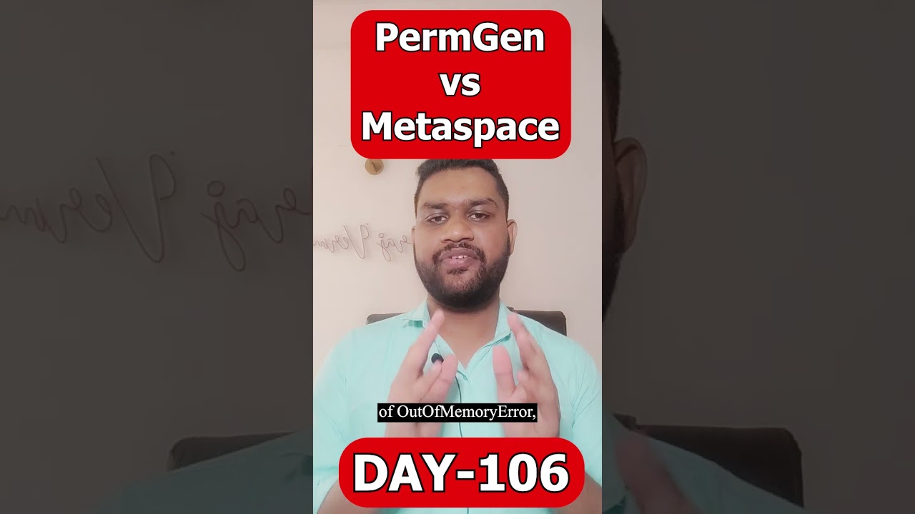 PermGen vs Metaspace in Java? #java #interview #interviewtips