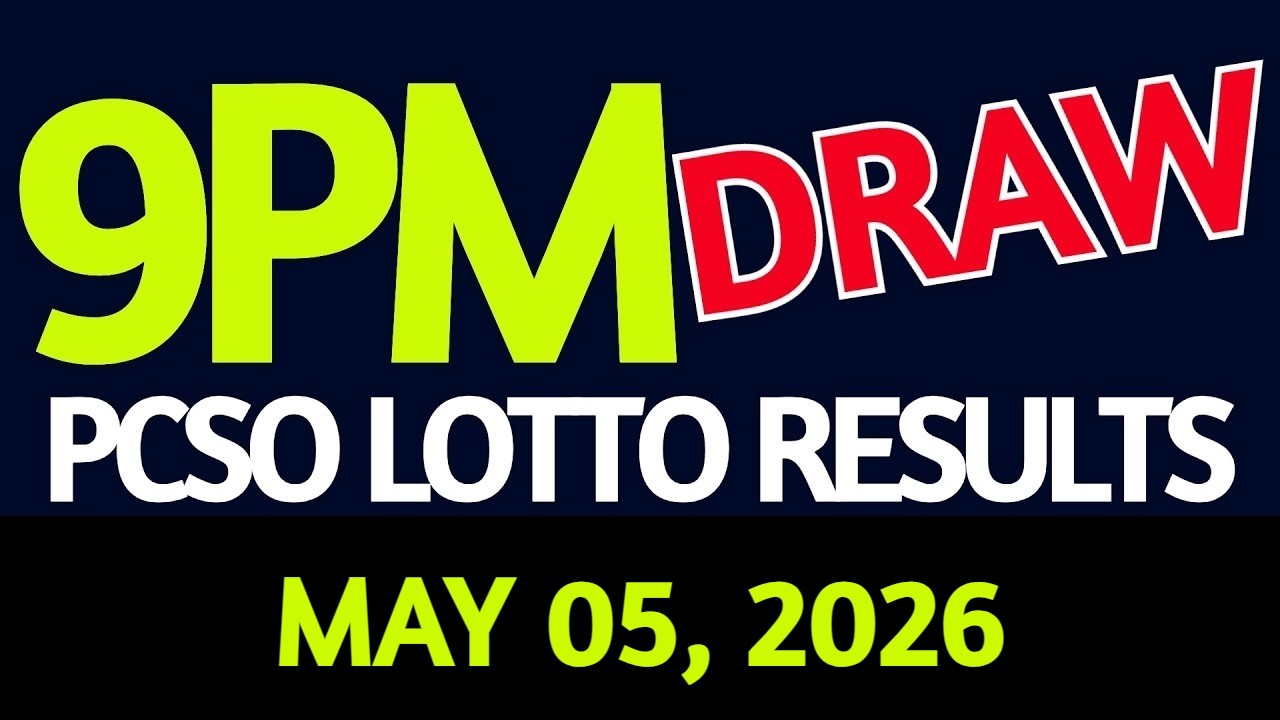 Lotto Result Today 9pm draw May 05, 2026 Tuesday PCSO