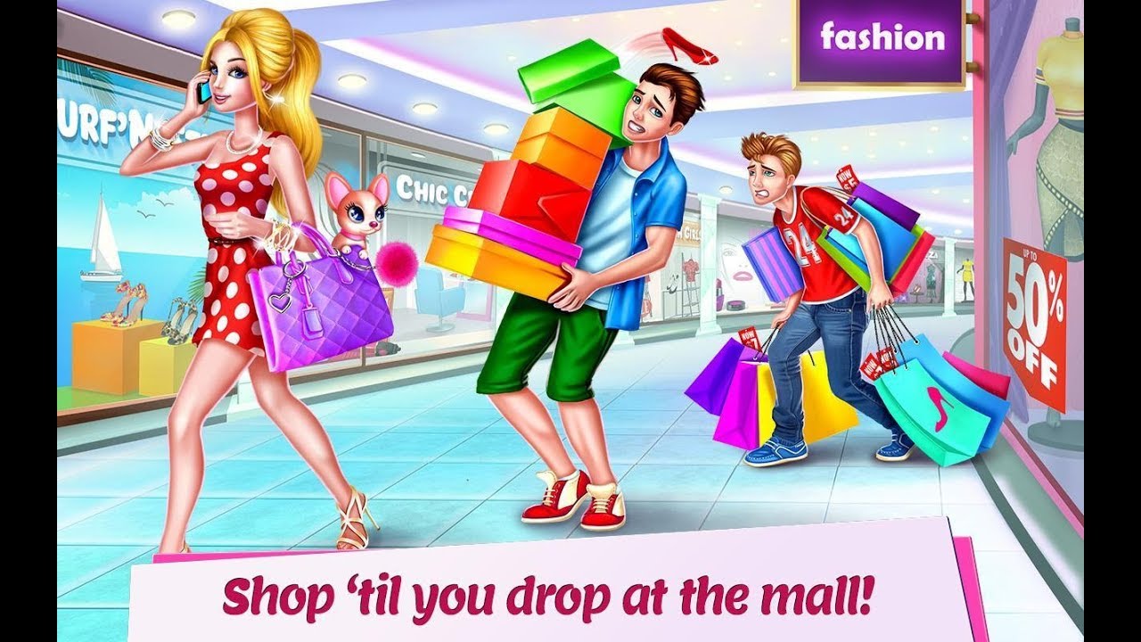 Shopping Mall Girl Dress Up Style - Scroll like a supermodel - make yourself beautiful