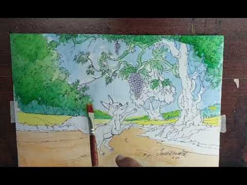 Cum să drow și colorează o imagine de poveste