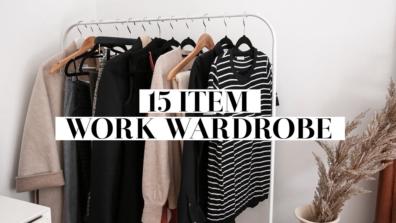 15 ITEM WORK WARDROBE (Minimal Office Style) [AD] | Mademoiselle