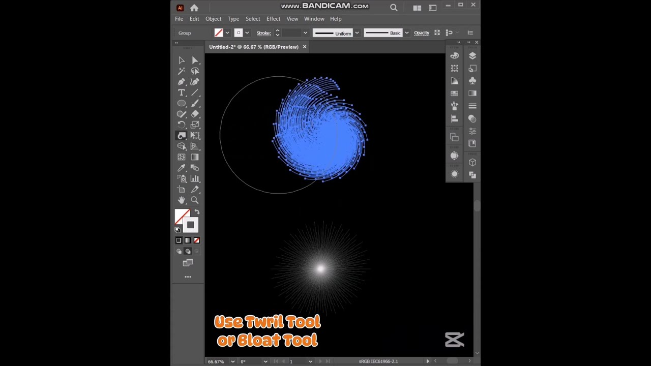 Particle Swirl Effect | Illustrator Tutorial