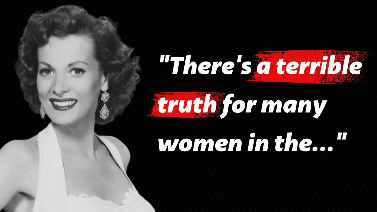 Maureen O'Hara Inspirational Quotes The Legend Hollywood || American Actress And Singer