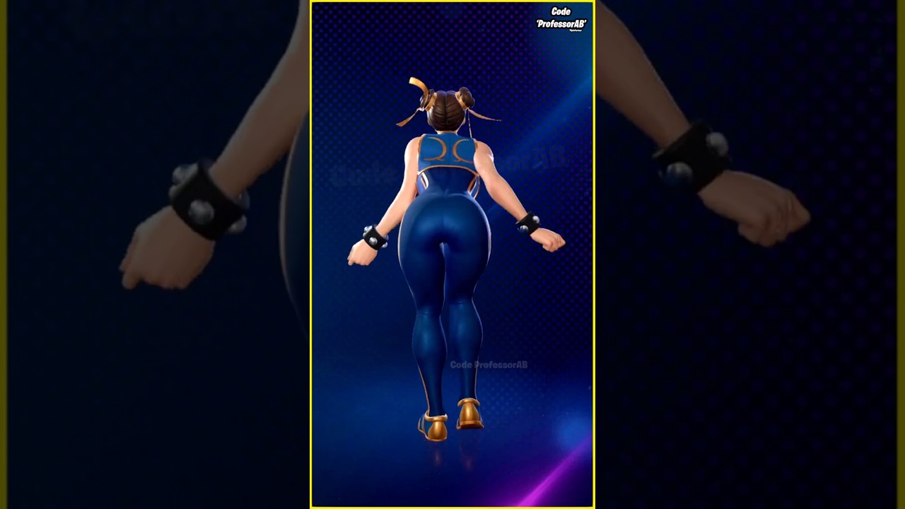 Fortnite Oblivion Emote Chun Li Skin Thicc 🍑😂😱