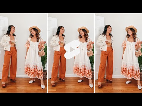 Gen Z vs Millennial: spring brunch outfits - left or right? #shorts
