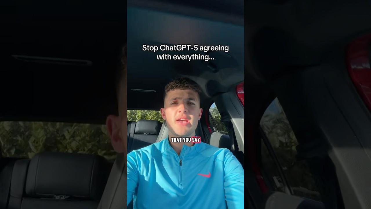 How to stop ChatGPT agreeing with everything that you say - prompt in comments! #chatgpt