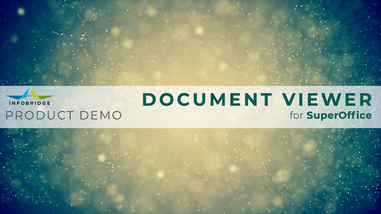Document Viewer, quickly view documents and emails in SuperOffice