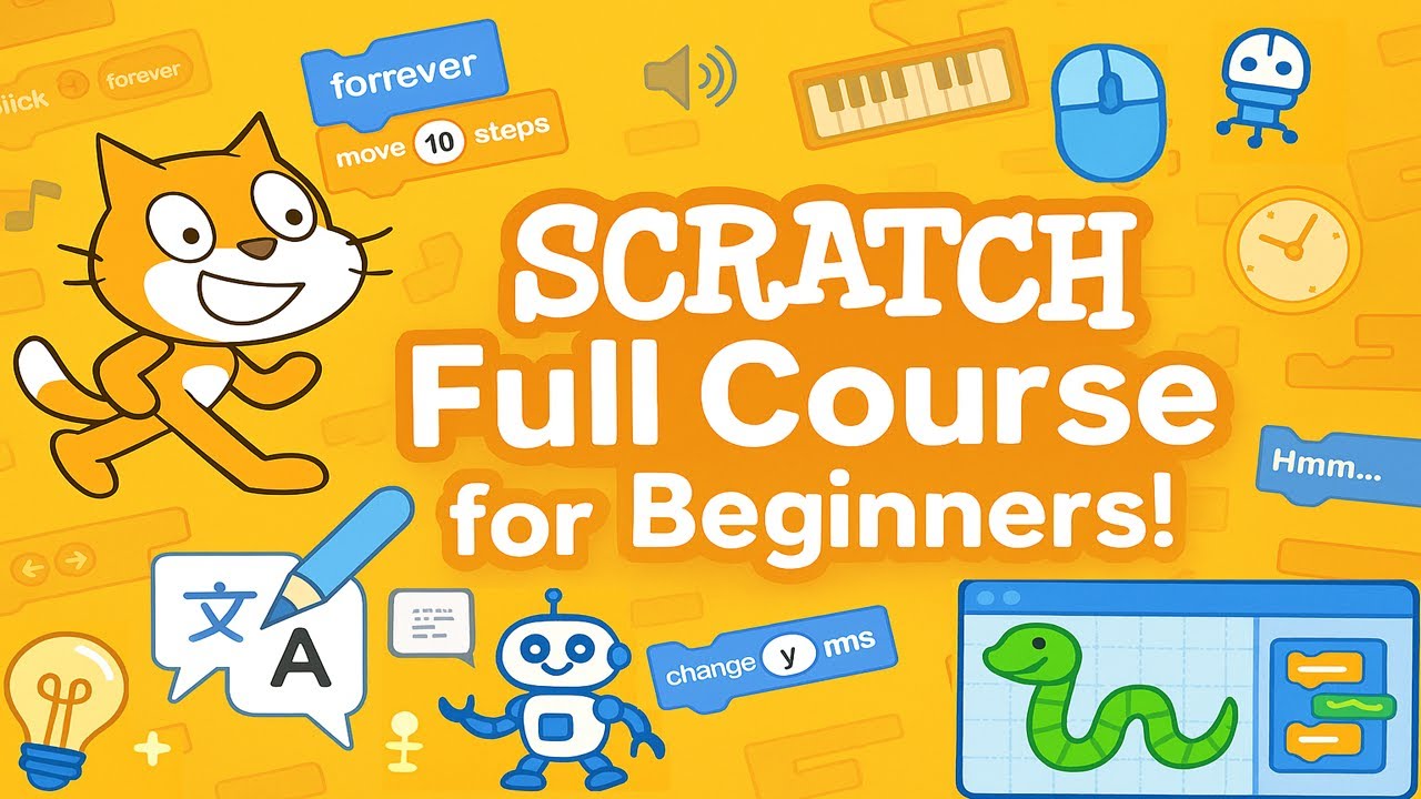 Scratch Full Course for Beginners (Scratch 3 Basics)