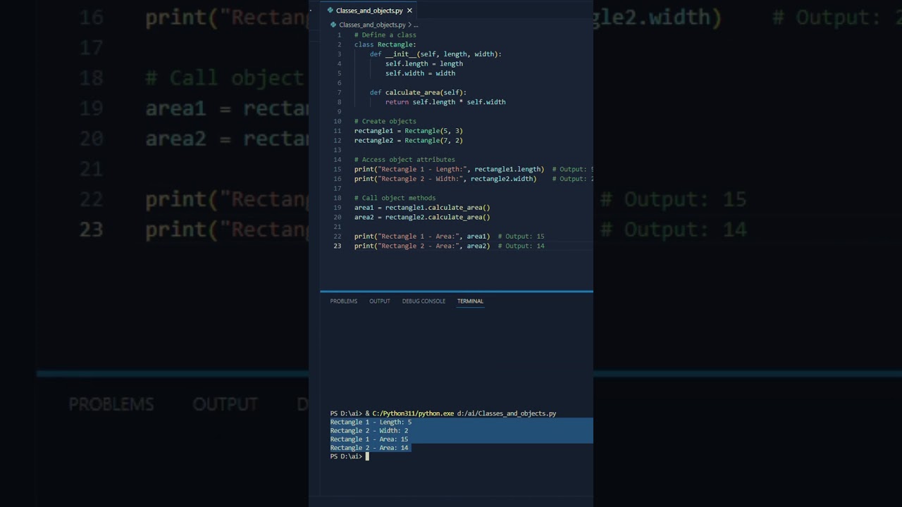 11.Mastering Object-Oriented Programming in Python: Exploring Classes and Objects #PythonProgramming