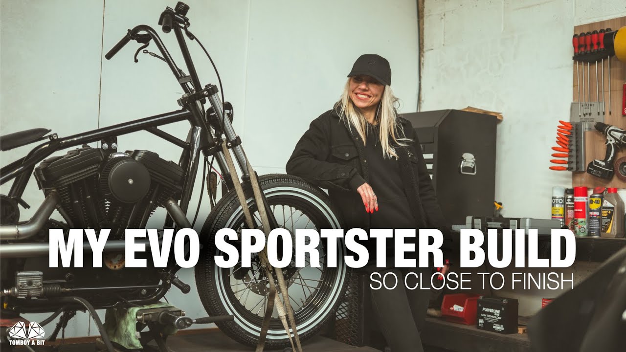 My Evo Sporster Build / Lines and Controls Crow EP 27