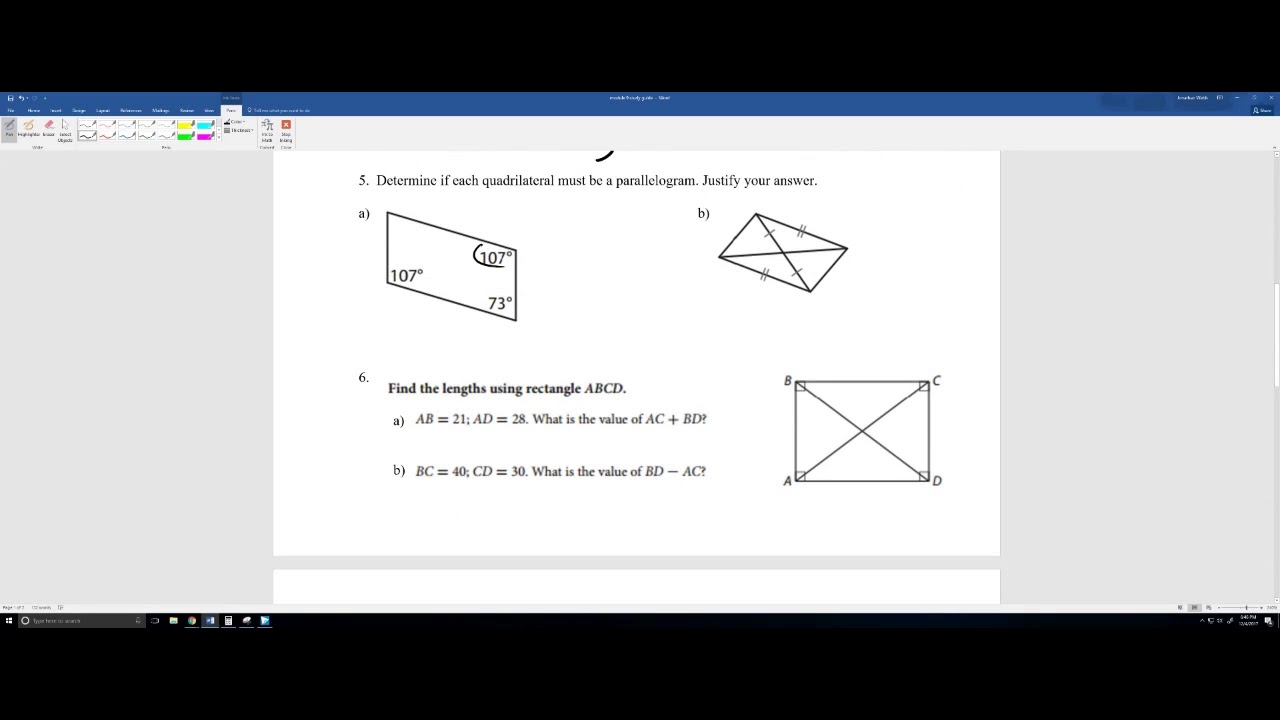 Geometry Module 9 Study Guide