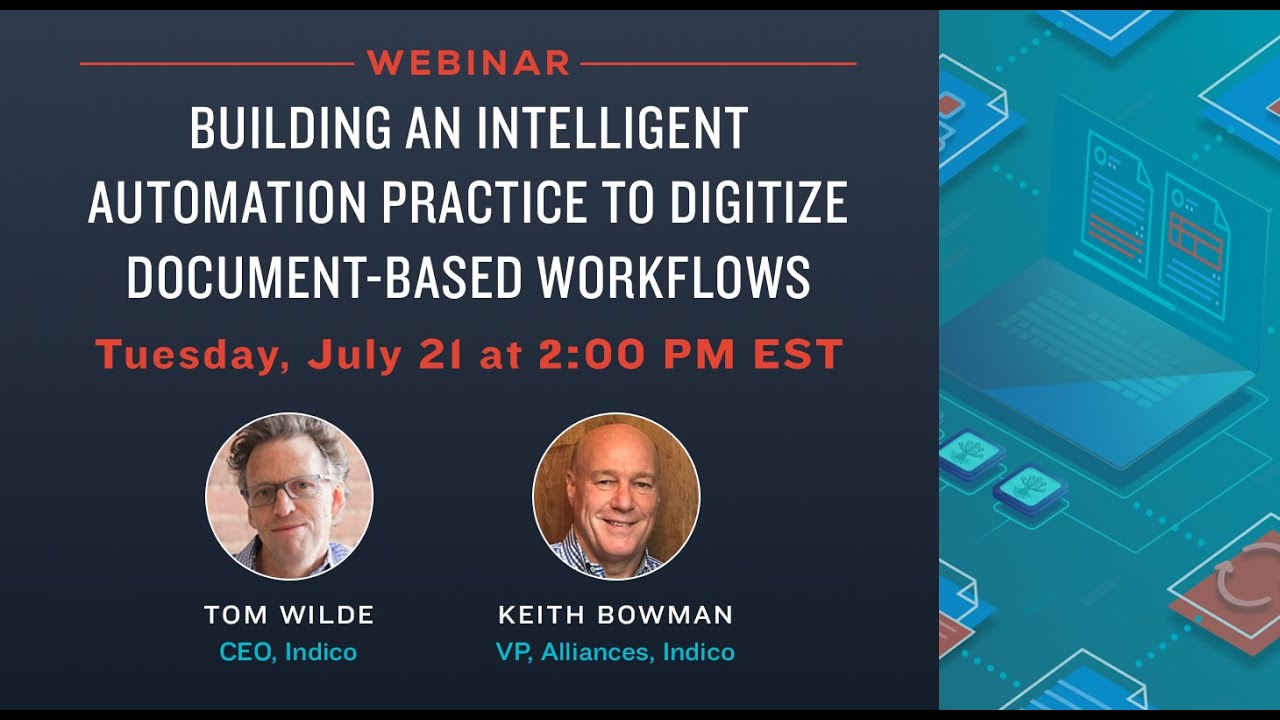 Building an Intelligent Process Automation Practice to Digitize Document Based Workflows