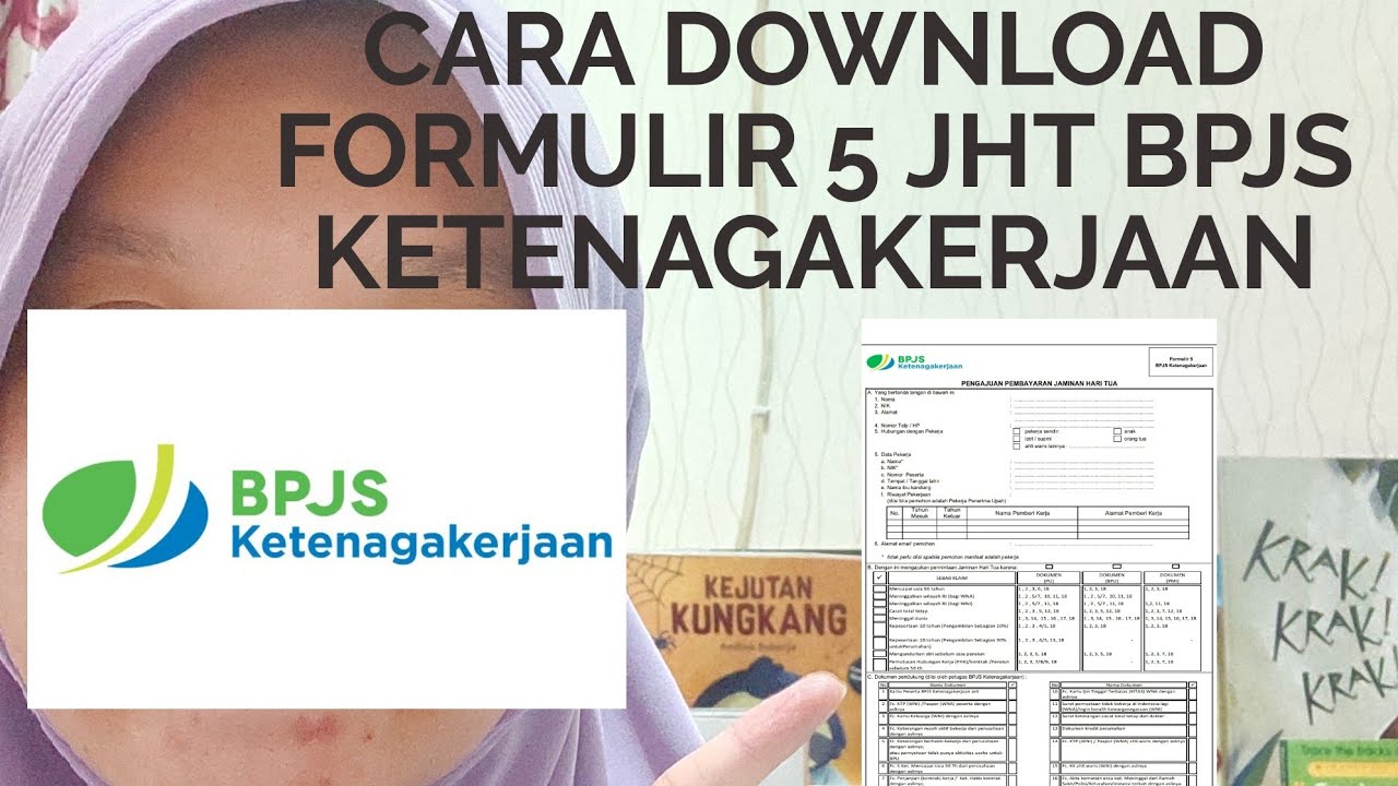 CARA DOWNLOAD FORMULIR 5 KLAIM JHT BPJS KETENAGAKERJAAN