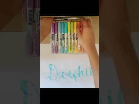 Darshil Name Calligraphy// Comment Your Name I Will Do Calligraphy