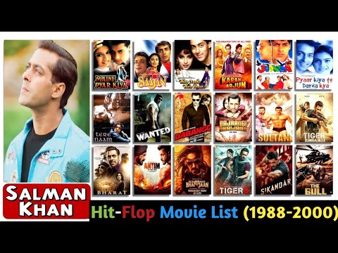 Salman Khan Hit and Flop All Movies List (1988-2000) all Films Name & Collection #1