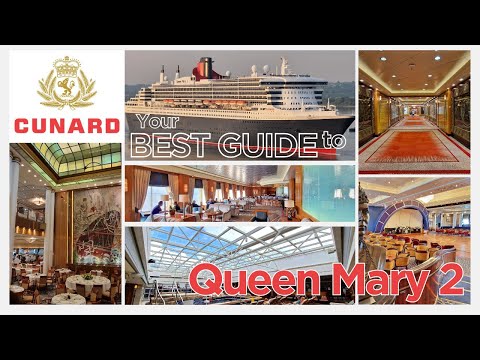 Queen Mary 2 - Decks & delights ship tour Part 2