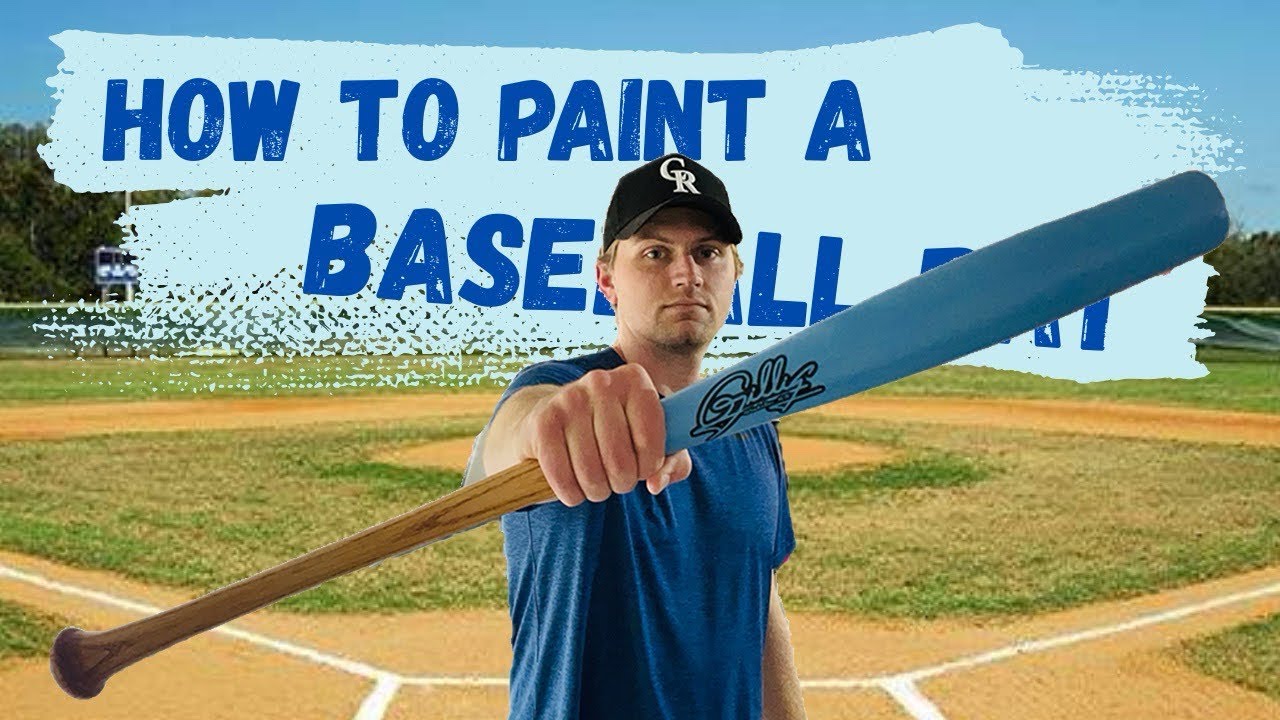 How to Paint Custom Baseball Bats (the easy way)