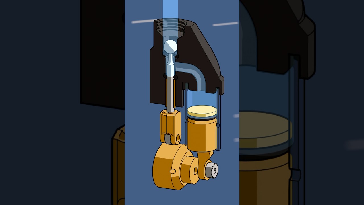 How my compressed air engine works #design #engineering #animation #3danimation #mechanical #engine