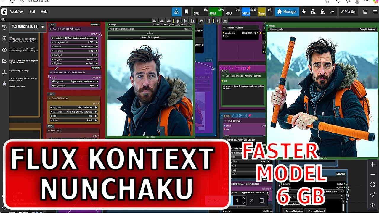 ComfyUI Tutorial How To Use Flux Kontext Nunchaku #comfyui #comfyuitutorial #fluxkontextnunchaku