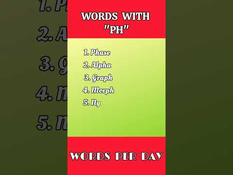 Words with "PH" #englishlearning #englishlearners #youtubeshorts