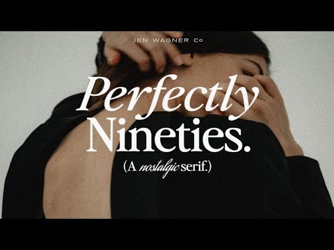 Perfectly Nineties | Nostalgic Serif Font Free Download