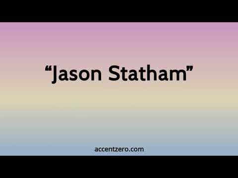 Pronounce "Jason Statham" - Brazilian accent vs. native U.S.
