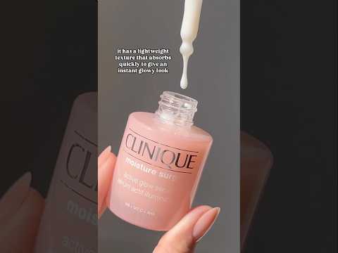 Clinique’s Moisture Surge Glow Serum is lightweight & gives an instant glowy look! ✨ @Clinique