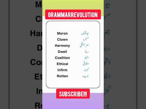 8 English Words You Must Know in Urdu!