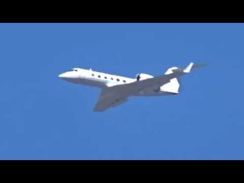 Pegasus Aviation 19 GLF4 landing at Moffett Field, then off to Keflavik!